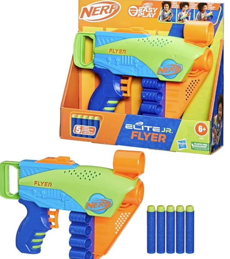 Nerf – Lanzador Elite Jr Flyer Easy | BuscaPromos