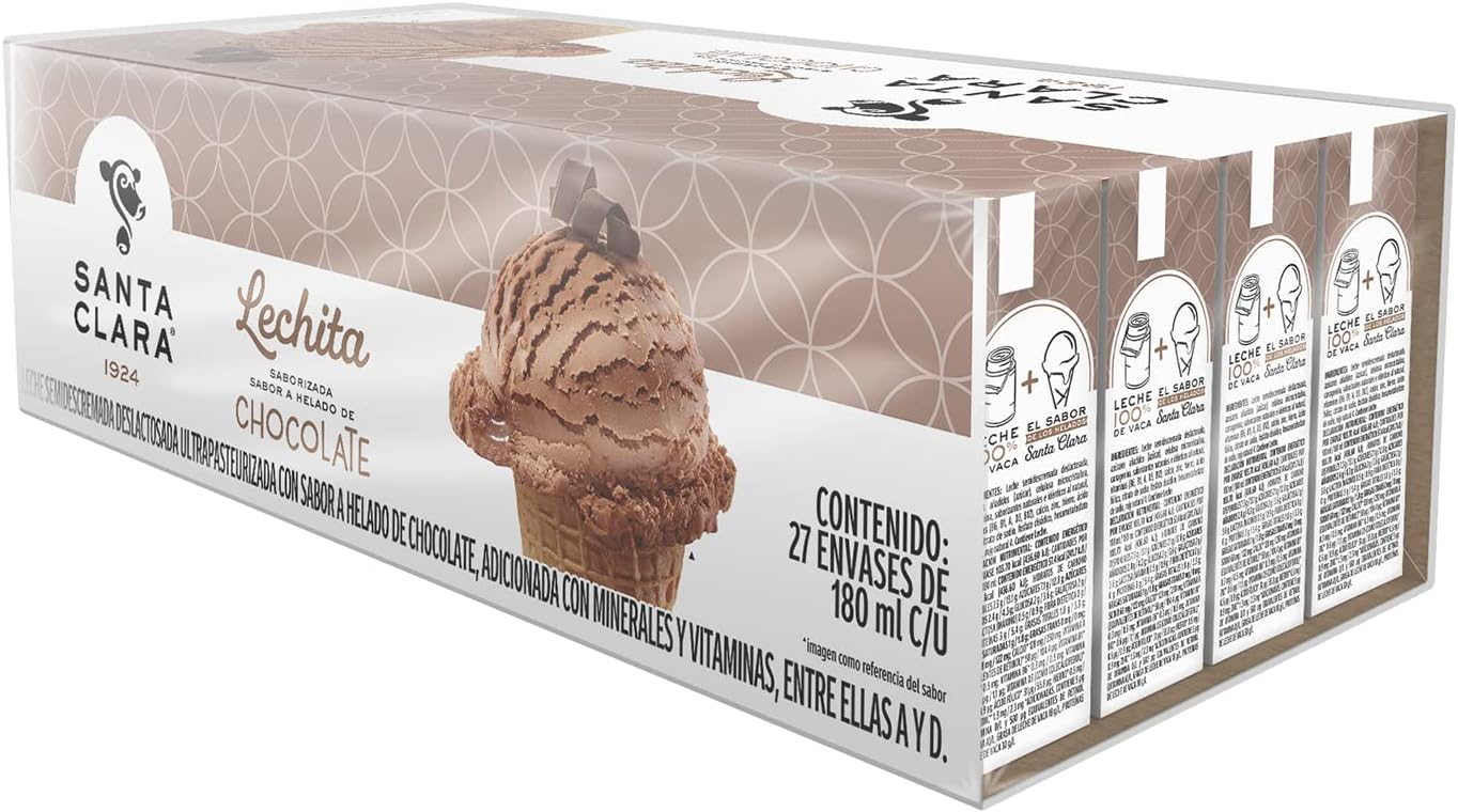Amazon: Santa Clara 27 Pack Leche Sabor Helado de Chocolate | BuscaPromos