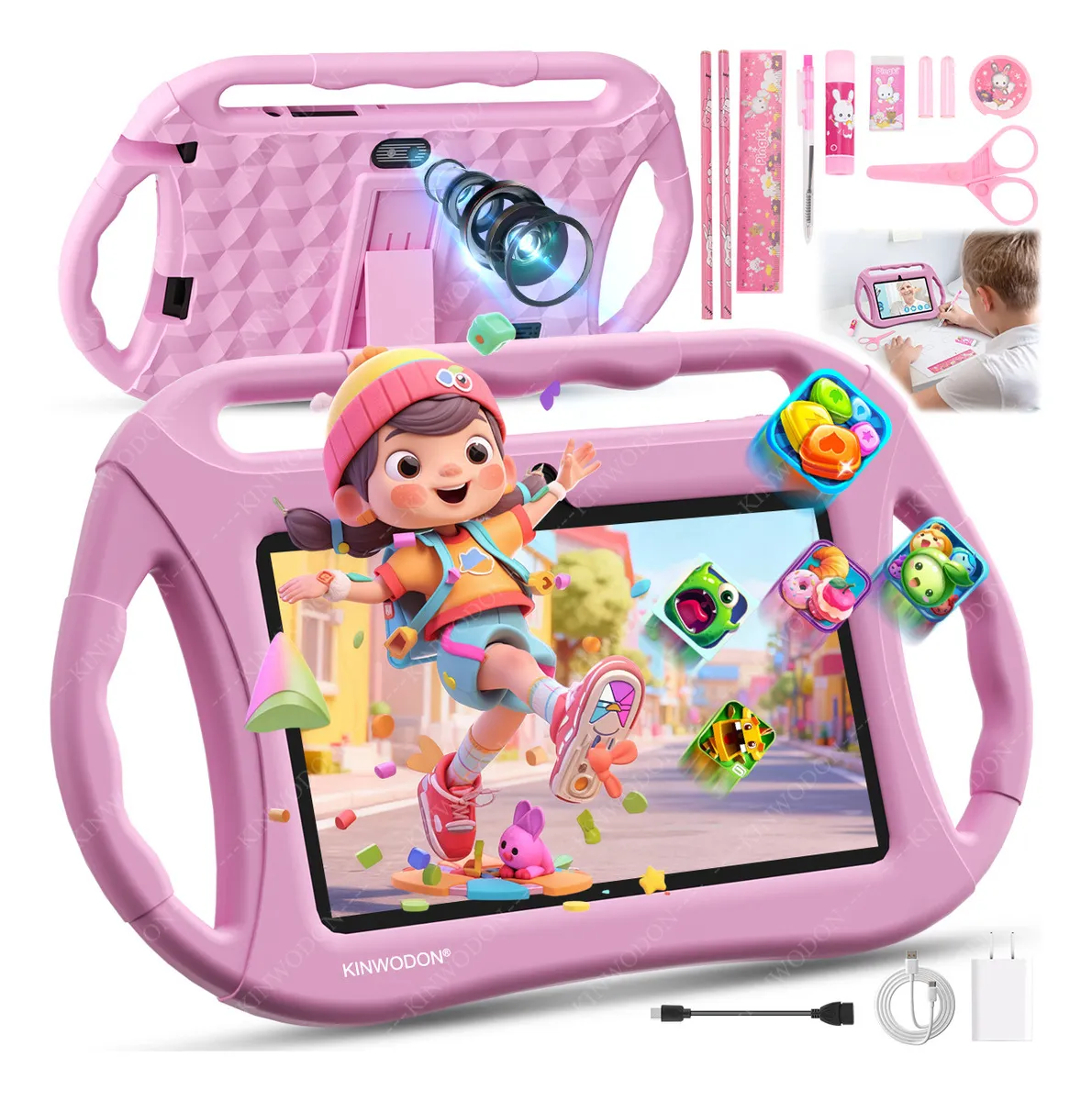 ML: Tablet Niños 7.1 Pulgadas 6gb Ram+256gb Rom | BuscaPromos
